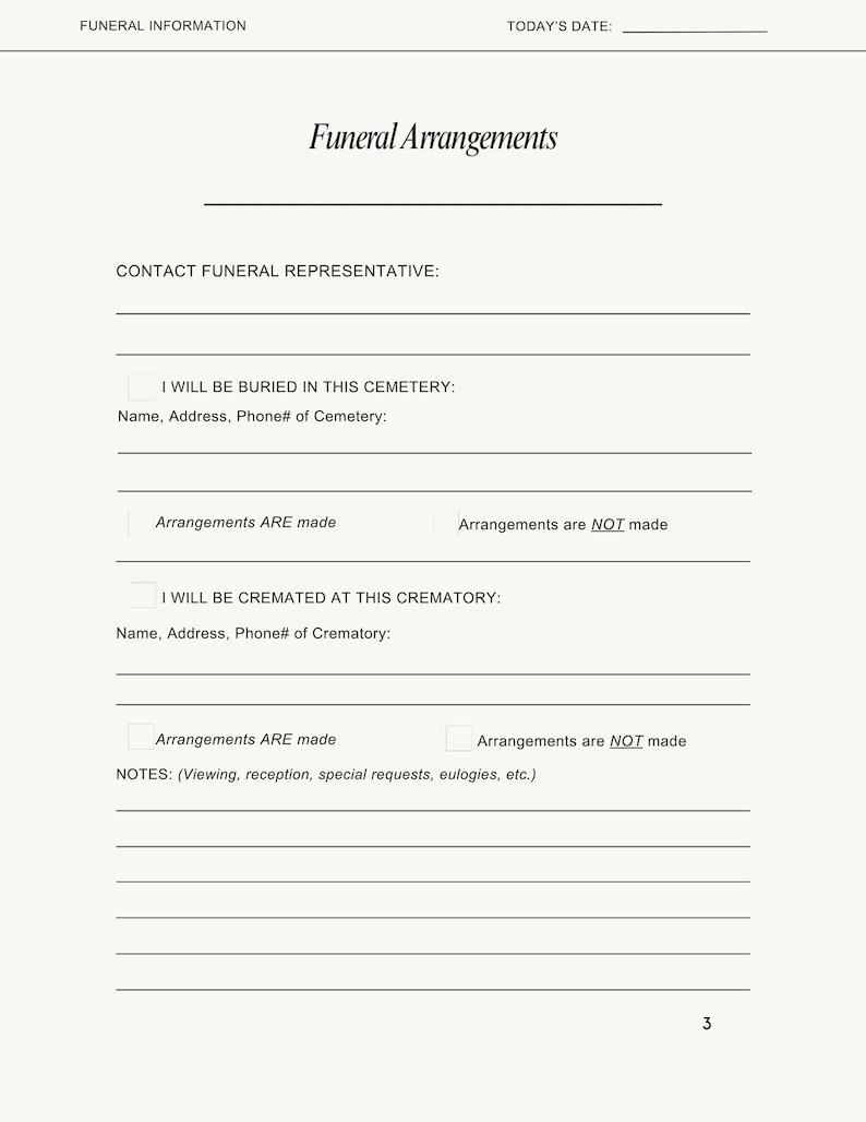 Legacy Workbook Planner; Estate Planning Information Gathering ...