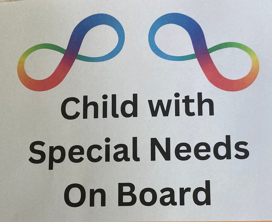 Downloadable Emergency Window Signs for Handicapped Person on Board ...