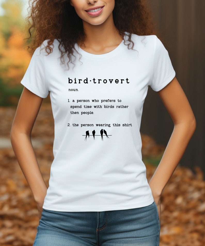 Birdtrovert Shirt, Bird Shirt, Bird Lover, Gift for Bird Lover, Bird ...