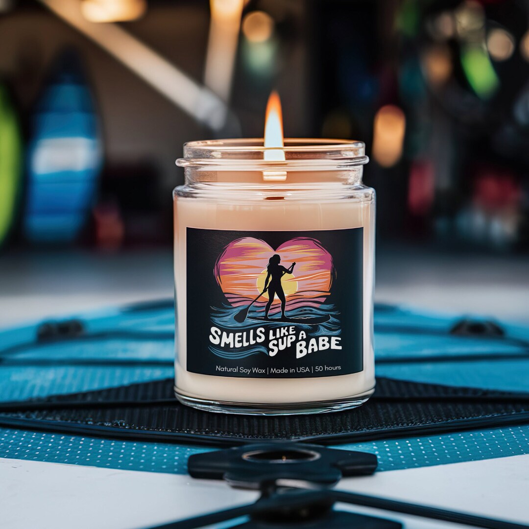 Paddleboarding Gift for Her, Paddleboarder Candle Gift for Best Friend ...