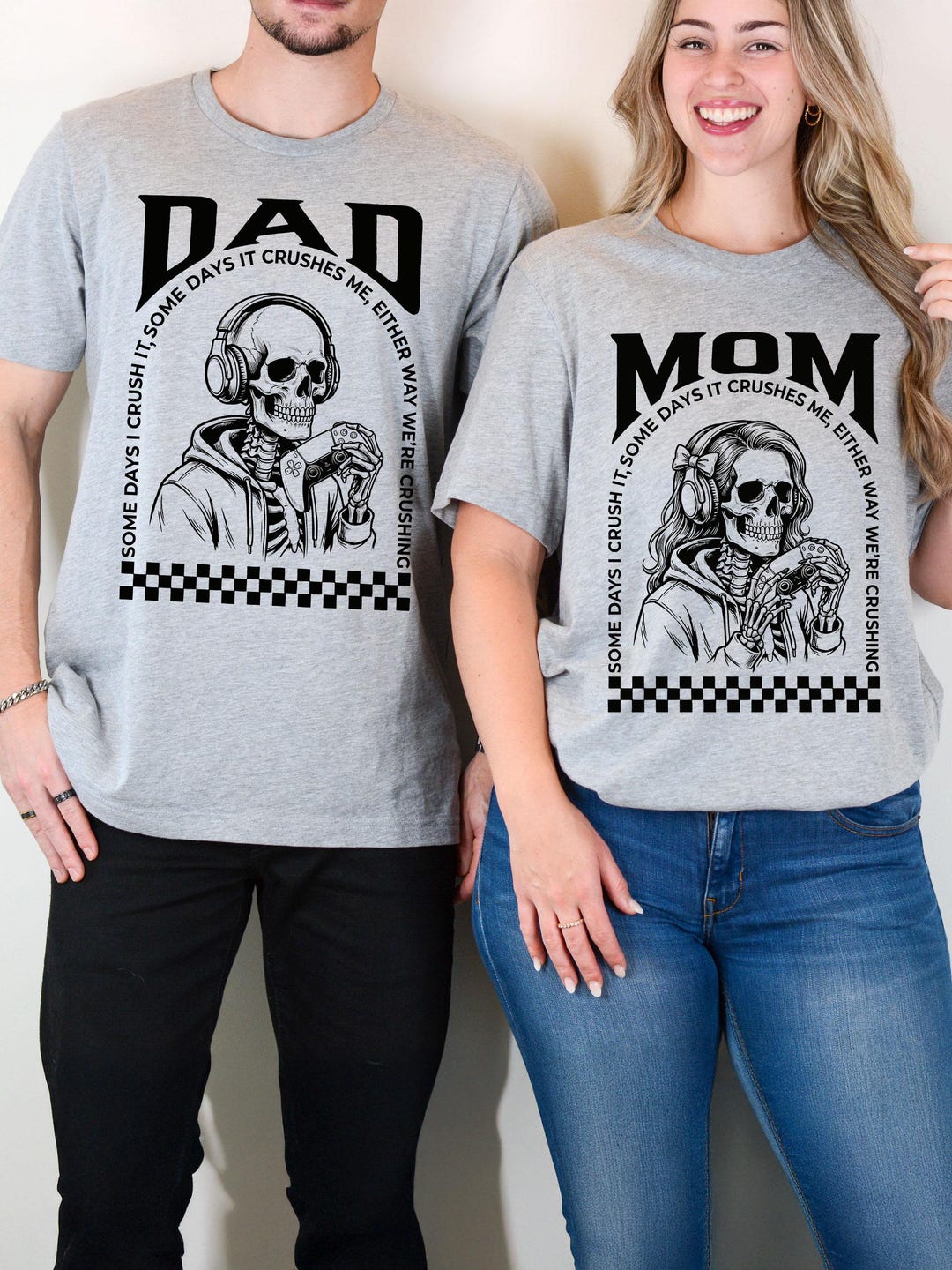 Personalized Gaming Family Matching Shirts Athletic Heather - Etsy