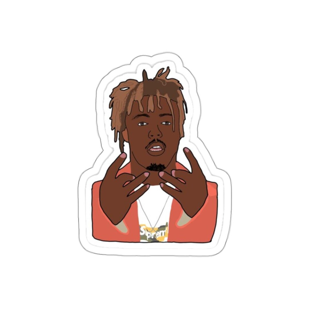 Juice Wrld Stickers Trendy Pop Culture Decals for Laptop, Water Bottle ...