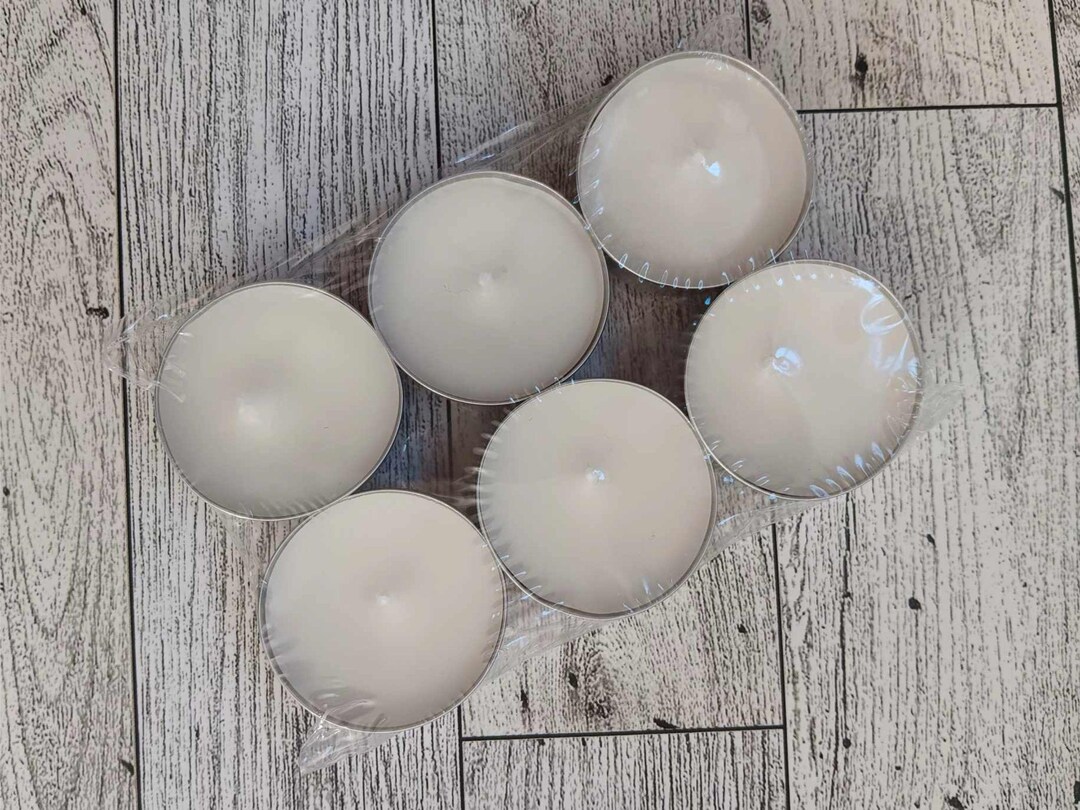 Tallow Tea Light Candles - Set of 6 - Etsy