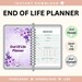 End of Life Binder Digital Journal /printable Template / Digital ...