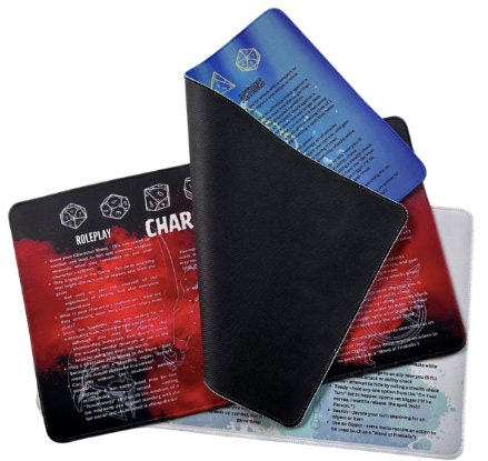 D&D Game Mat With Character Tips Beginner to Master, Designed for DND ...