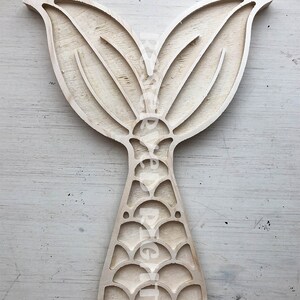 DIY Mermaid Tail Shape Carved: DIY Craft Mosaic Art Glass - Etsy