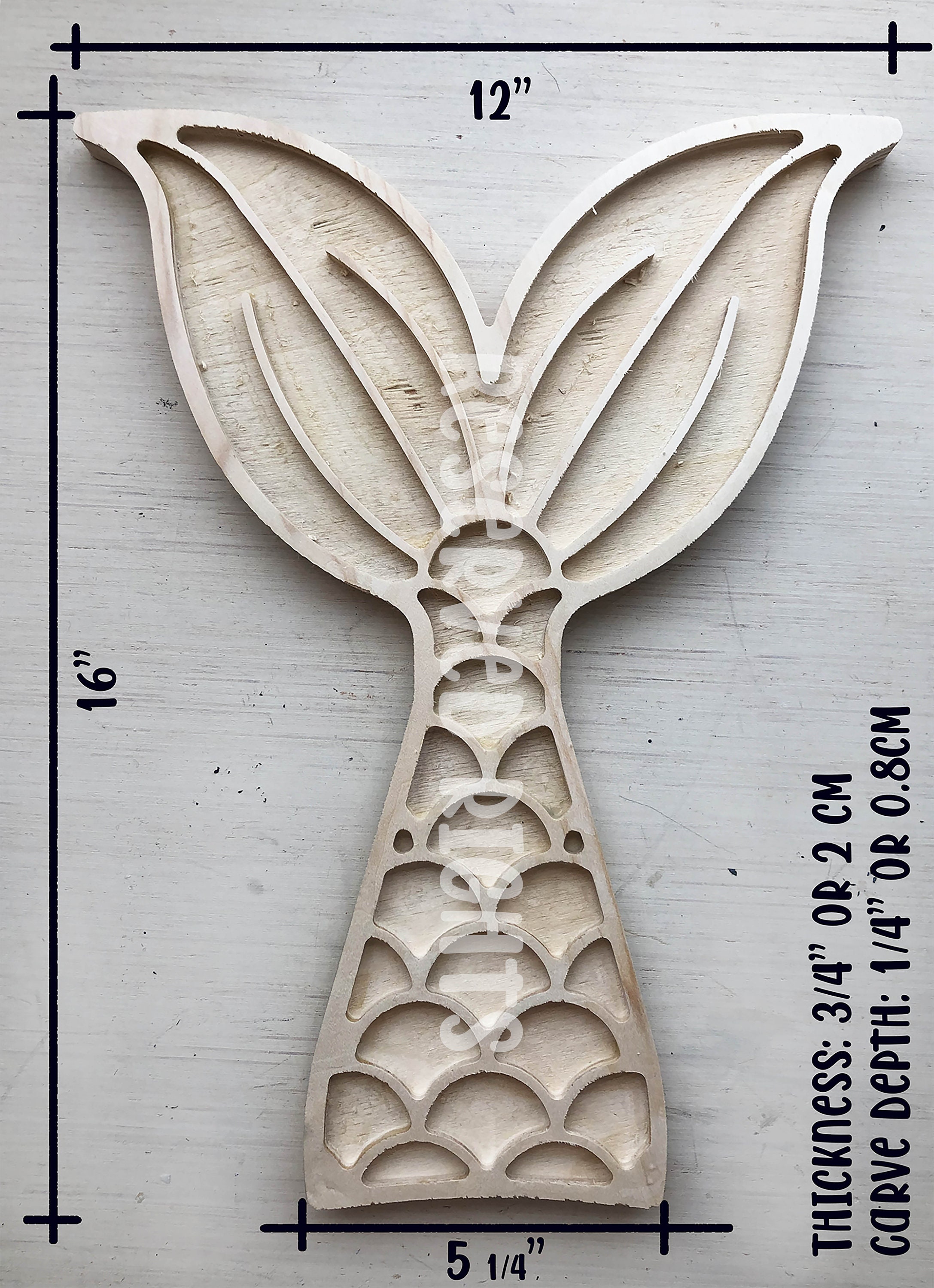 DIY Mermaid Tail Shape Carved: DIY Craft Mosaic Art Glass - Etsy