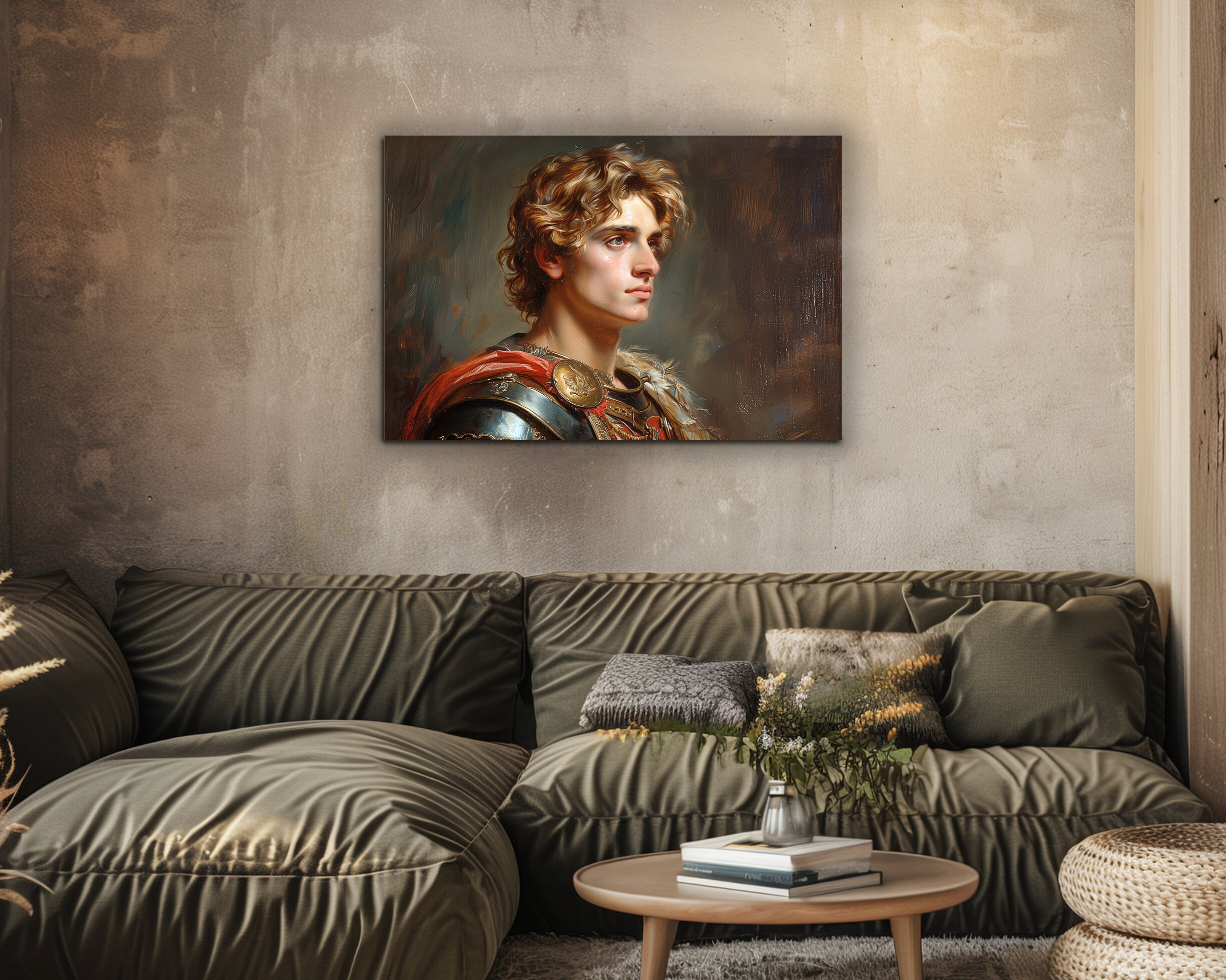Alexander the Great Portrait, Alexander Painting Art Canvas Gallery ...