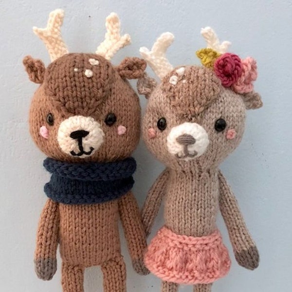 Knit Deer - Etsy