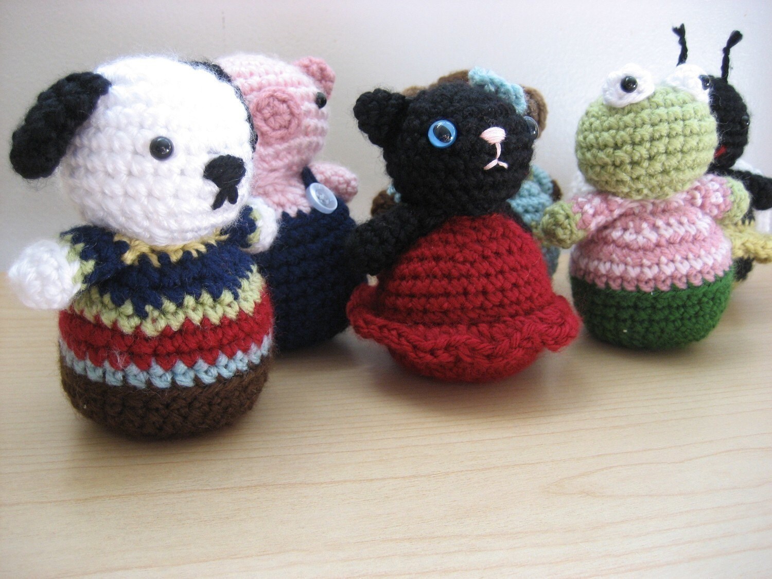 Amigurumi Crochet Roly-poly Animal Pattern Set Digital Download - Etsy