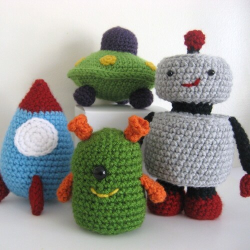 Amigurumi Knit Robot Pattern Digital Download - Etsy