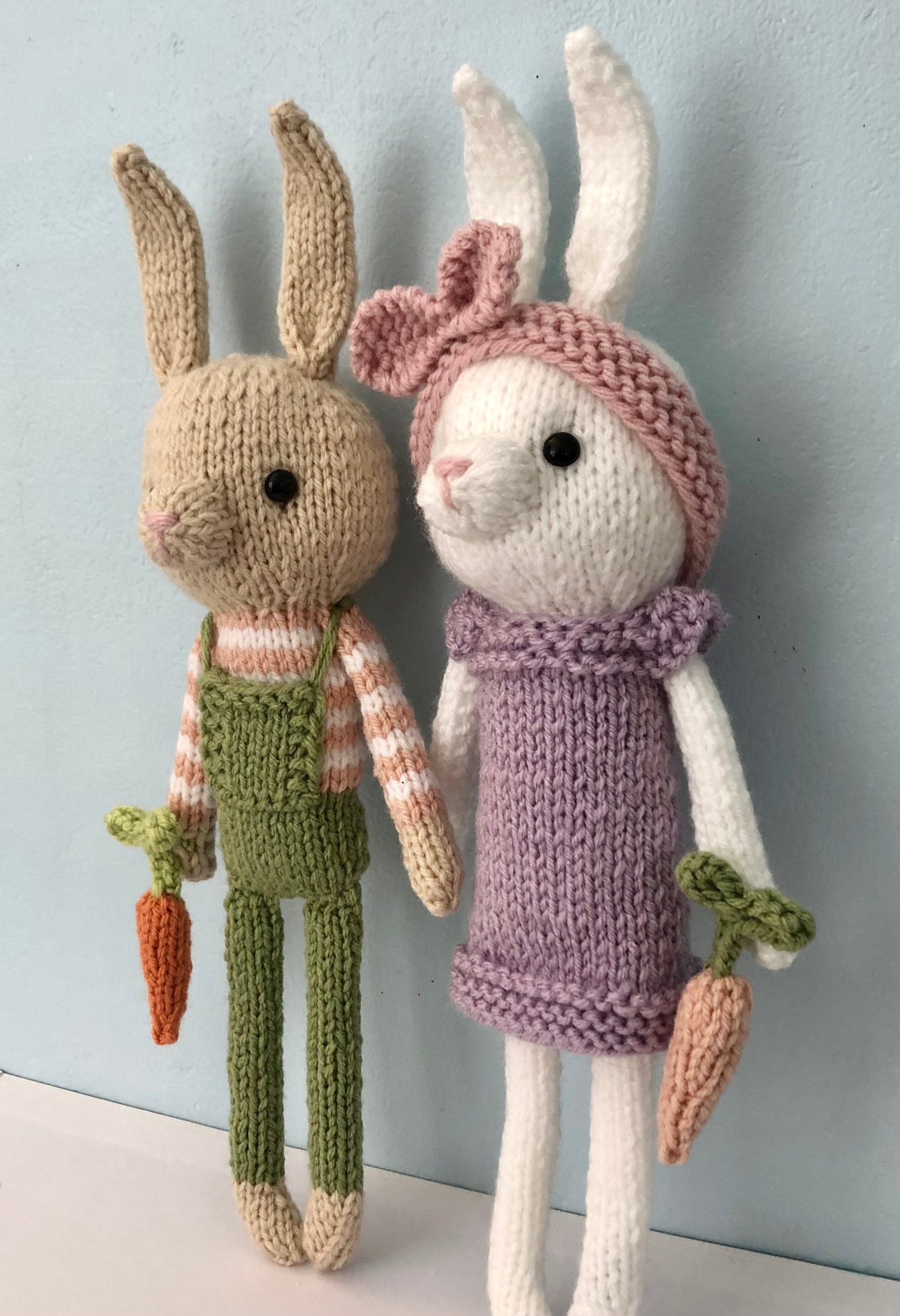 Amigurumi Knit Little Bunny Patterns Digital Download | Etsy