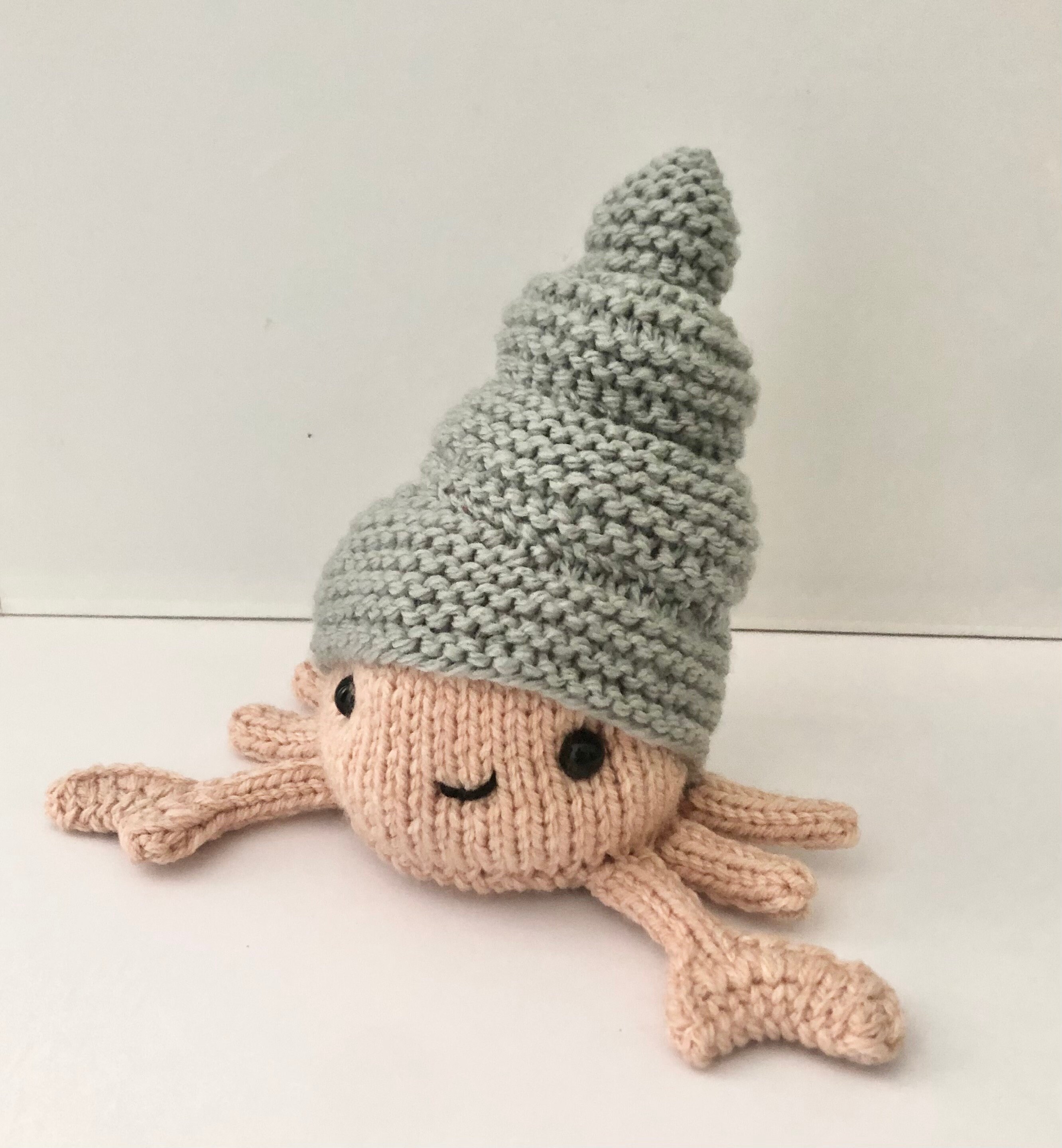 Amigurumi Knit Hermit Crab Pattern Digital Download - Etsy