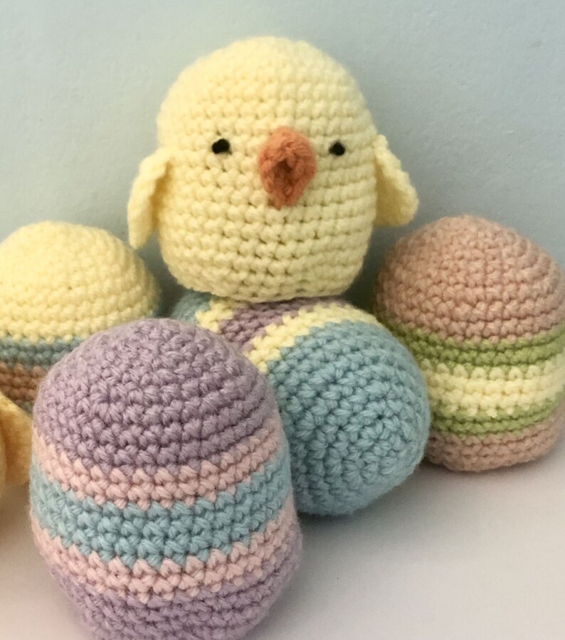 Amigurumi Crochet Reversible Easter Egg and Chick Pattern | Etsy