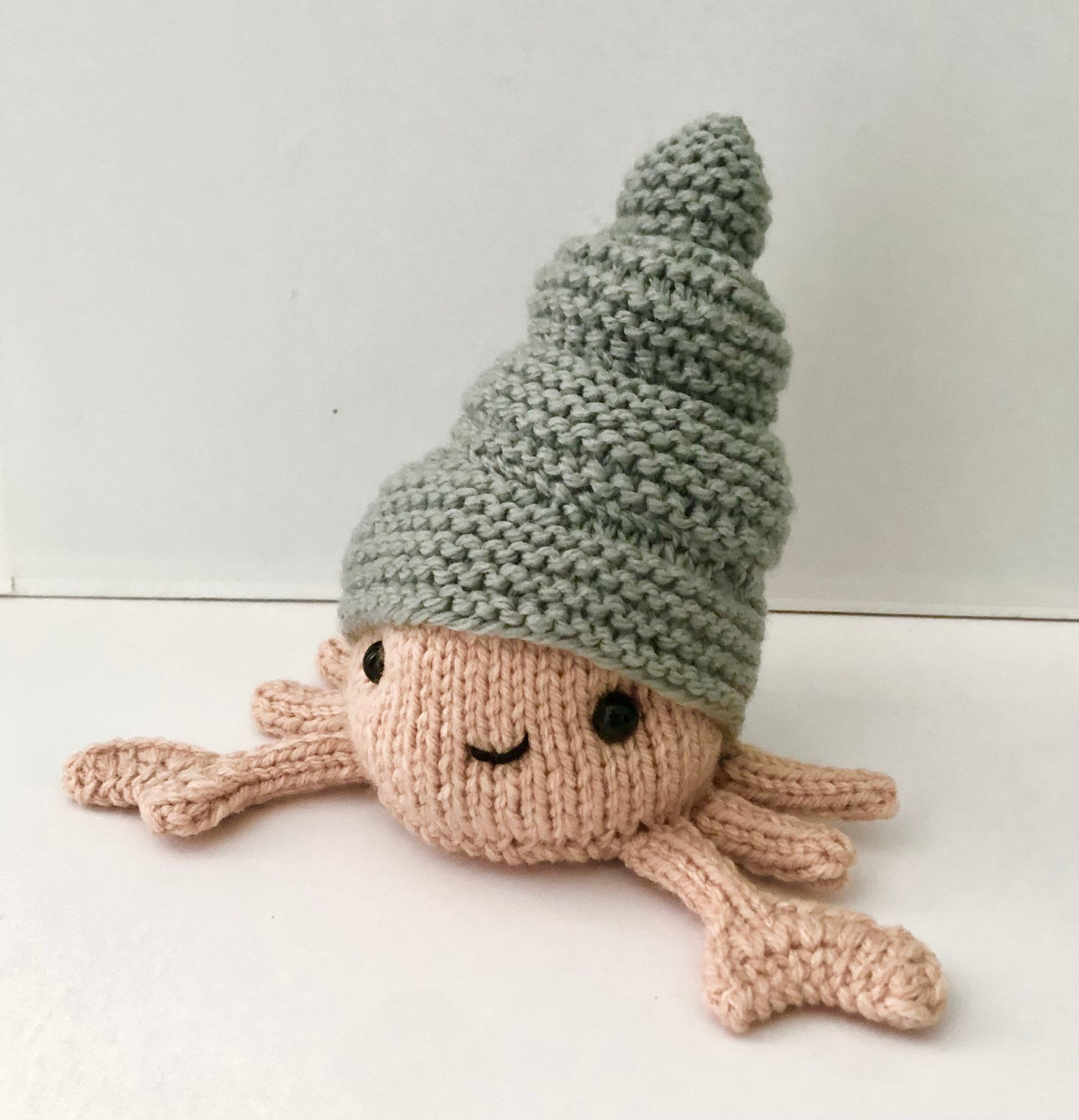 Amigurumi Knit Hermit Crab Pattern Digital Download - Etsy