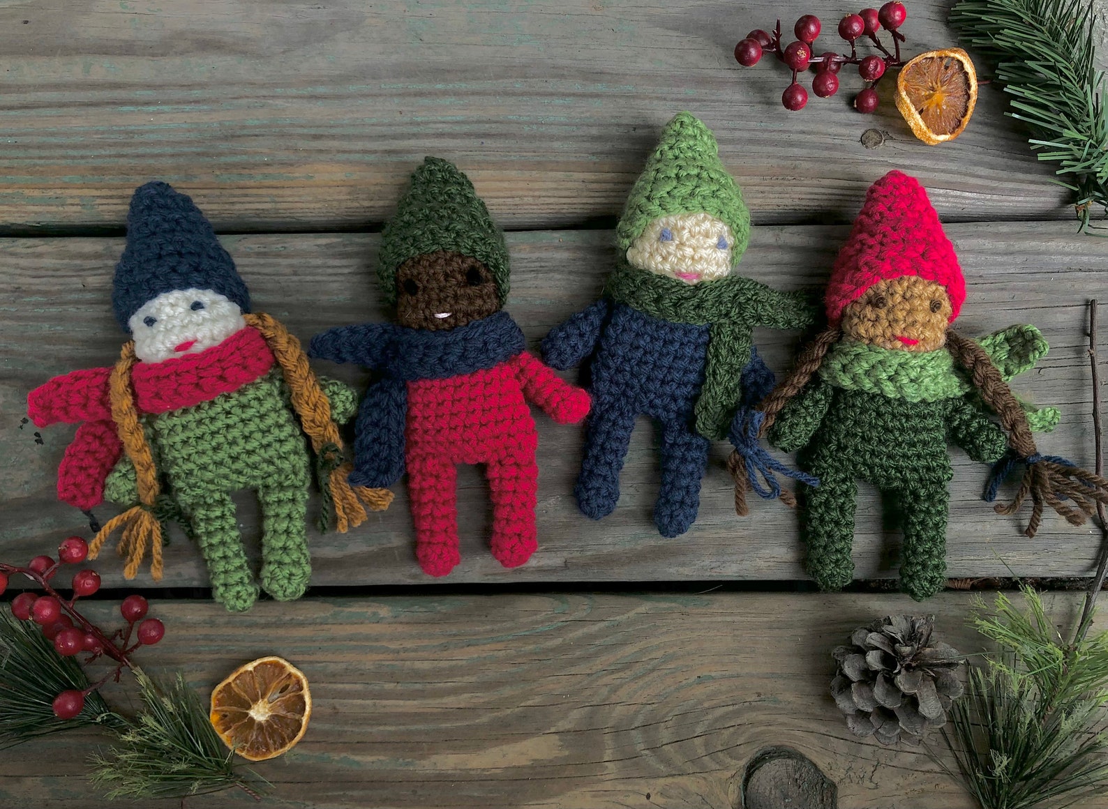 Amigurumi Crochet Christmas Elf Patterns Digital Download - Etsy