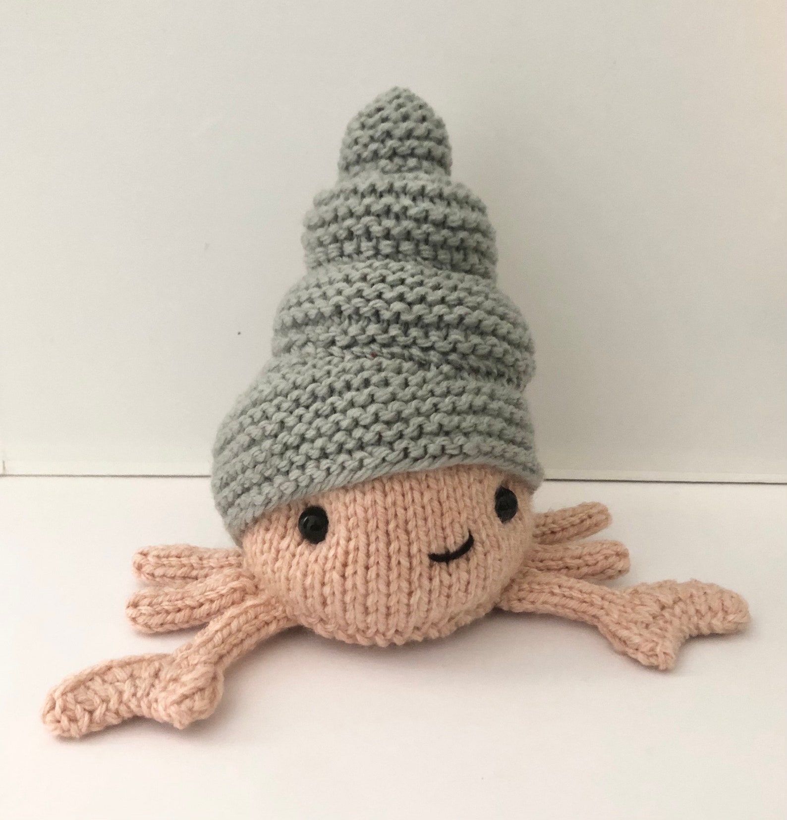 Amigurumi Knit Hermit Crab Pattern Digital Download - Etsy