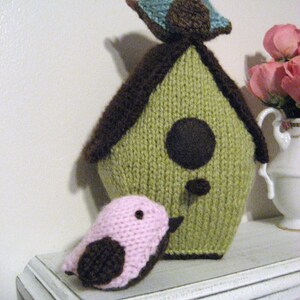 Sale - Amigurumi Knit Birds and Birdhouse Pattern Digital Download - Etsy