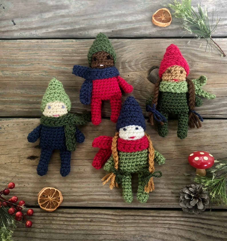 Amigurumi Crochet Christmas Elf Patterns Digital Download - Etsy