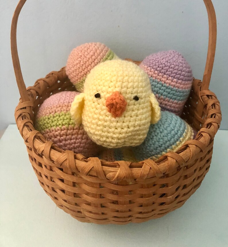 Amigurumi Crochet Reversible Easter Egg and Chick Pattern | Etsy