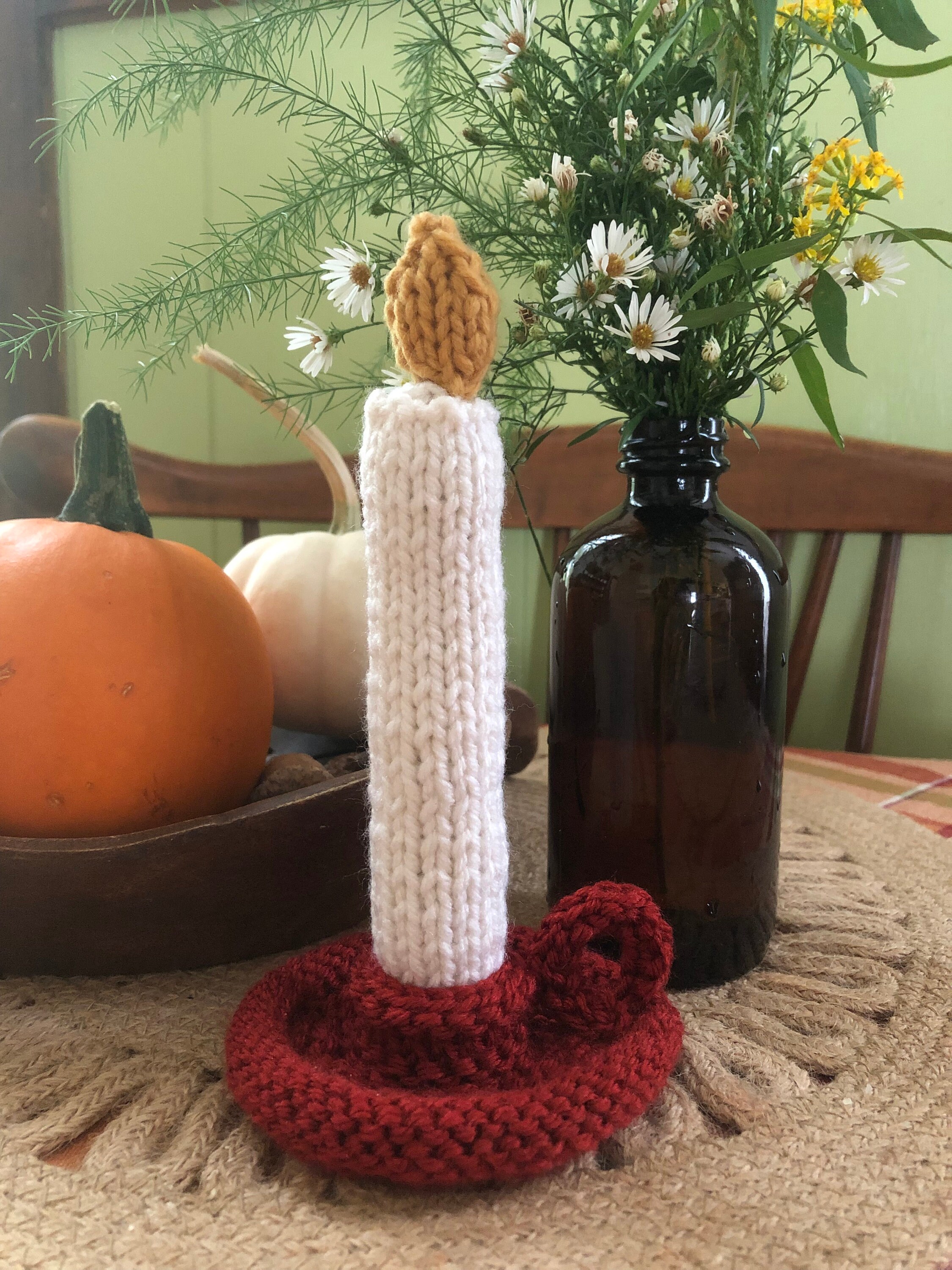 Amigurumi Knit Christmas Candle Pattern Digital Download - Etsy