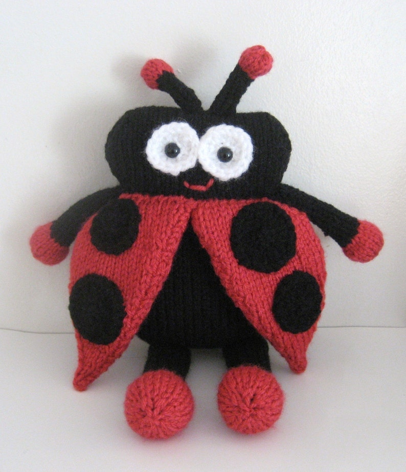 Sale - Amigurumi Knit Lady Bug Pattern Digital Download - Etsy UK