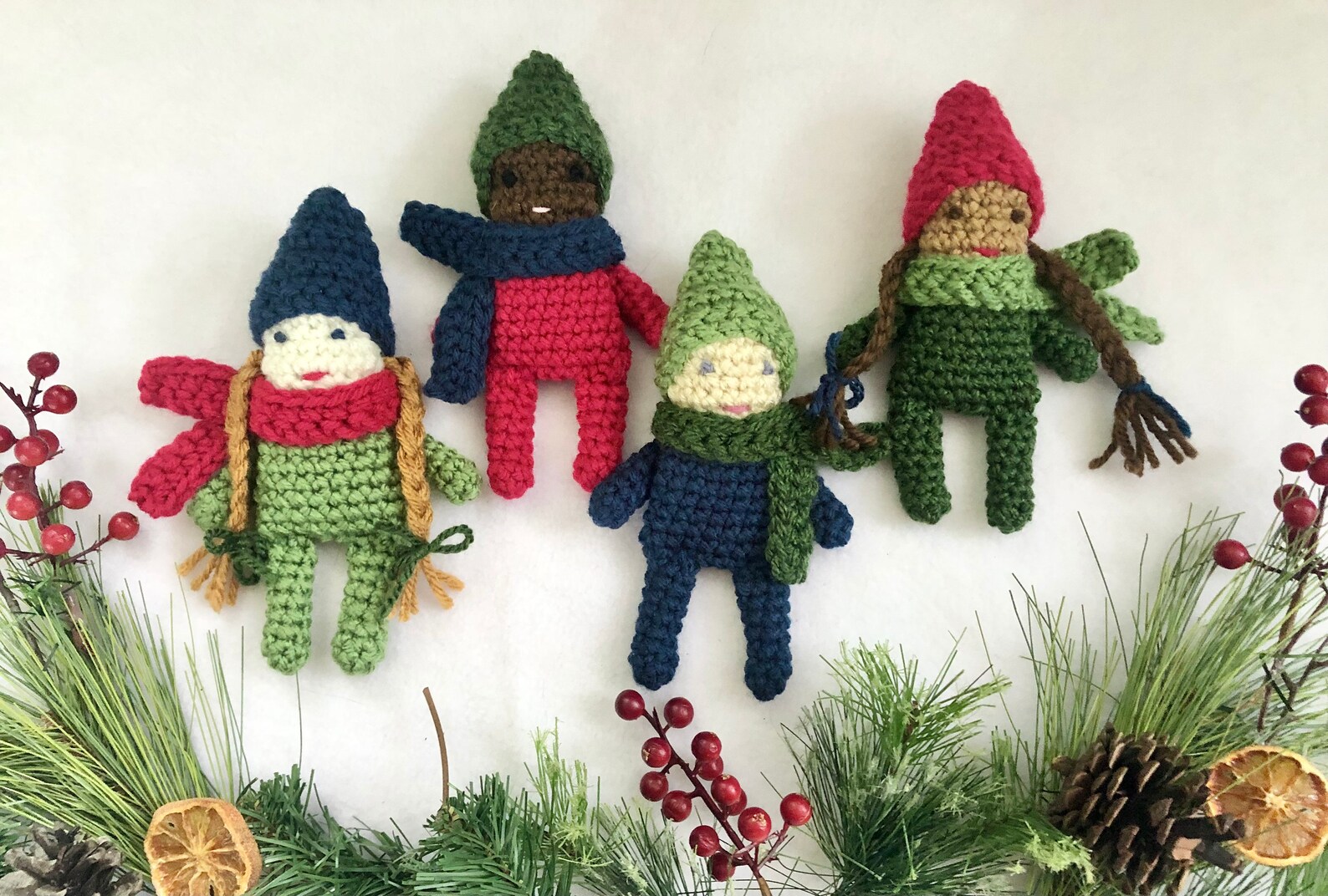 Amigurumi Crochet Christmas Elf Patterns Digital Download - Etsy