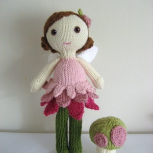 Amigurumi Knit Fairy Doll and Mushroom Pattern Set Digital Download - Etsy