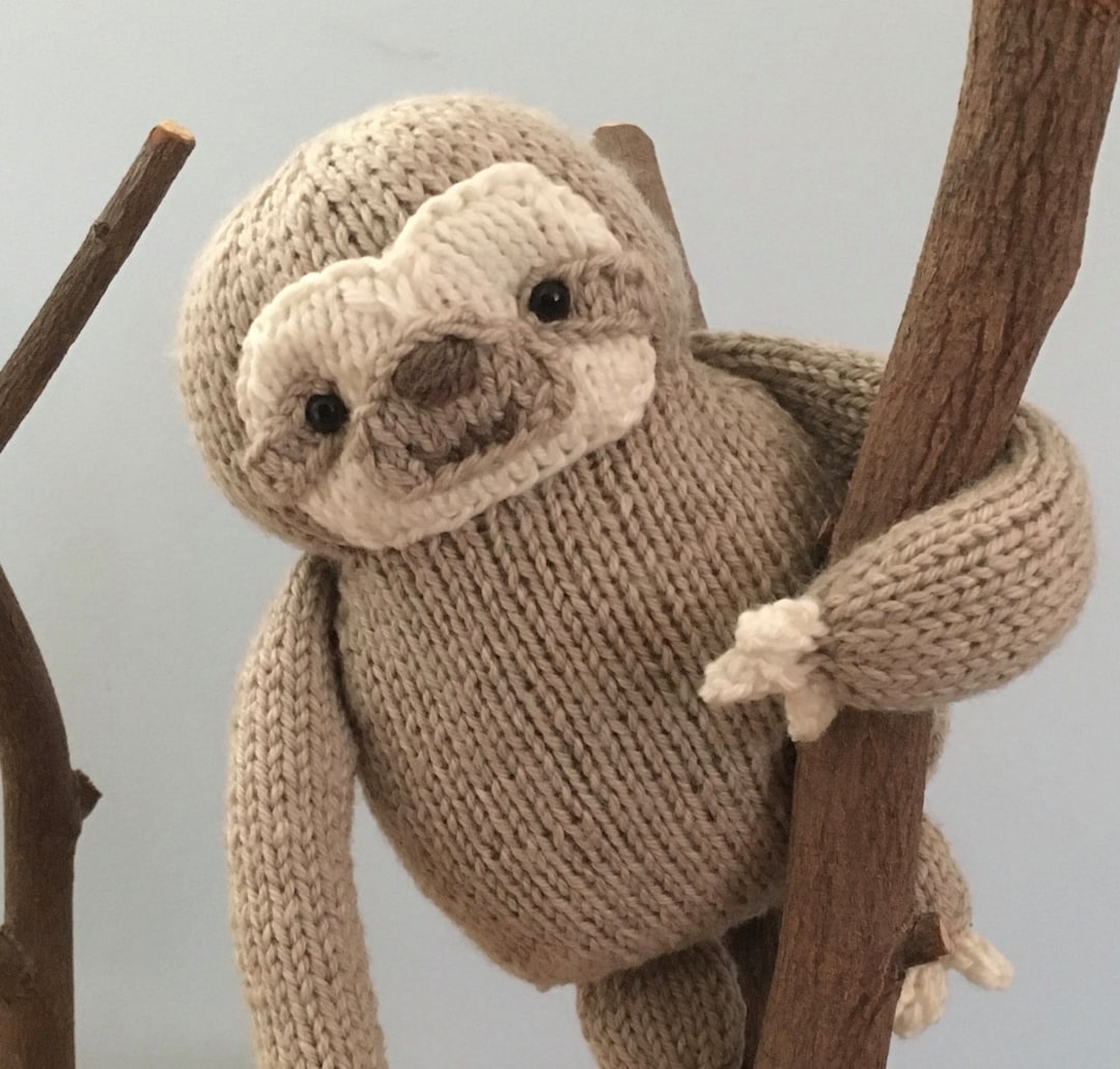 Amigurumi Knit Sloth Pattern Digital Download - Etsy