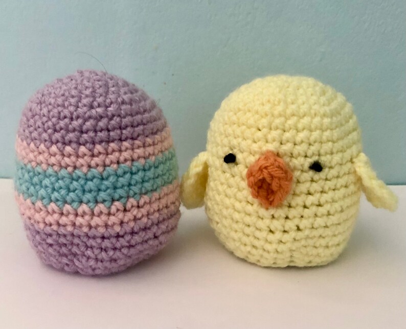 Amigurumi Crochet Reversible Easter Egg and Chick Pattern | Etsy