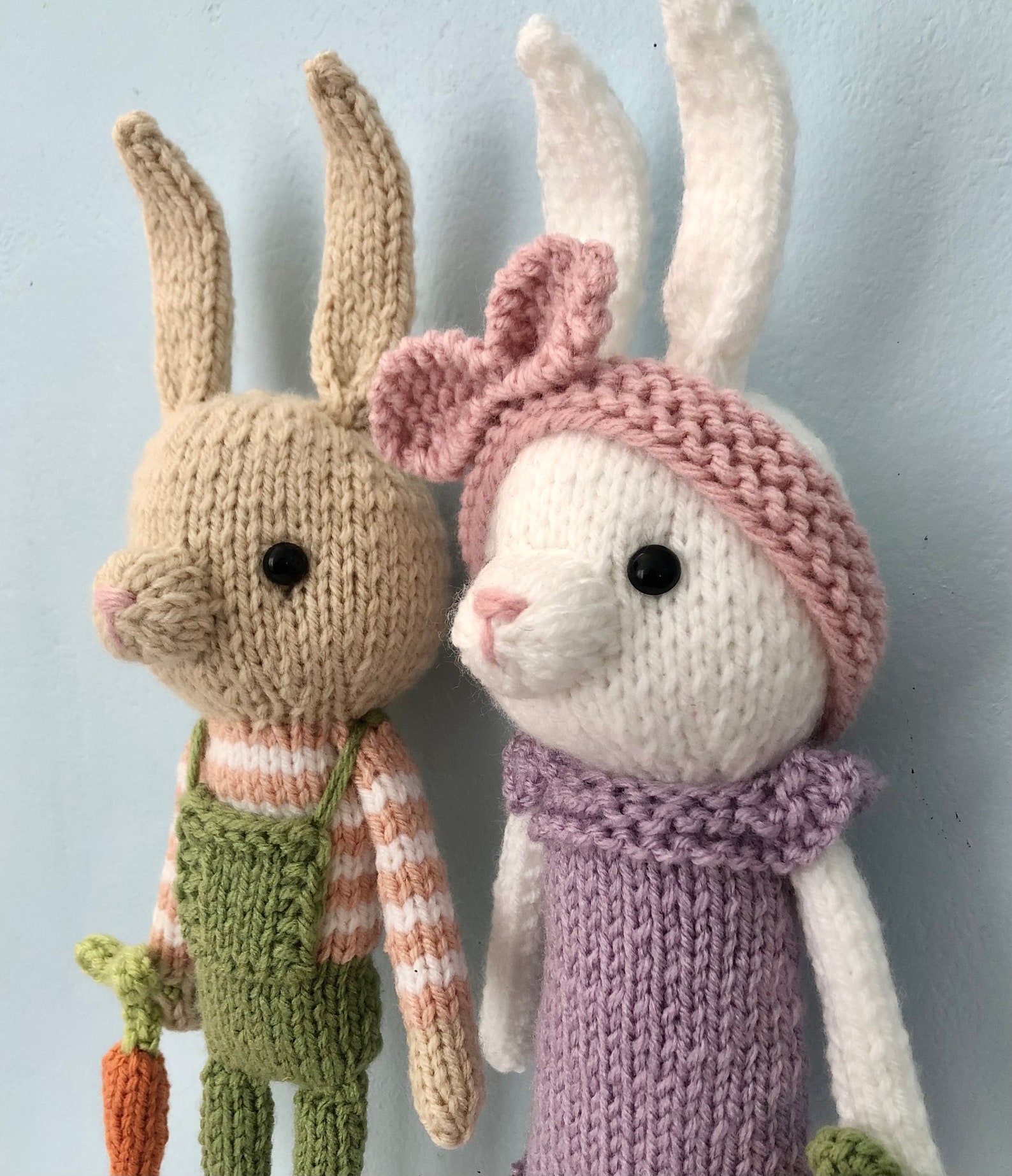 Amigurumi Knit Little Bunny Patterns Digital Download - Etsy