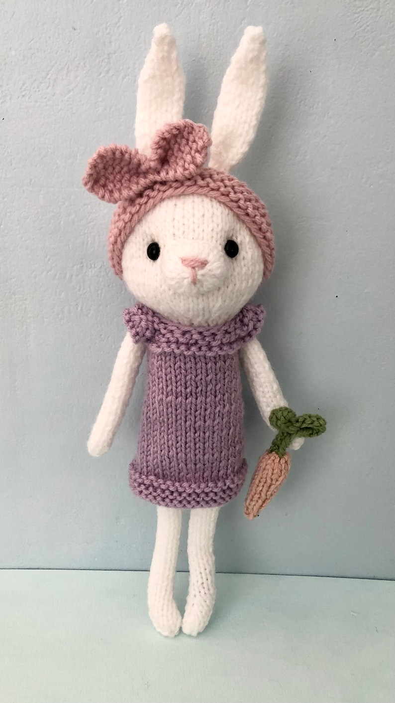 Amigurumi Knit Little Bunny Patterns Digital Download | Etsy