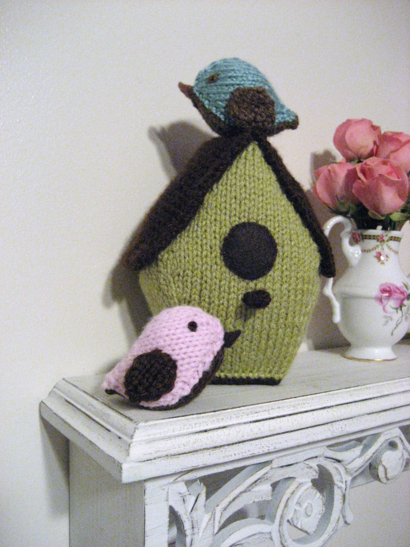 Sale - Amigurumi Knit Birds and Birdhouse Pattern Digital Download - Etsy