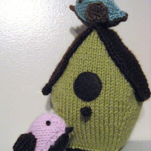 Sale - Amigurumi Knit Birds and Birdhouse Pattern Digital Download - Etsy