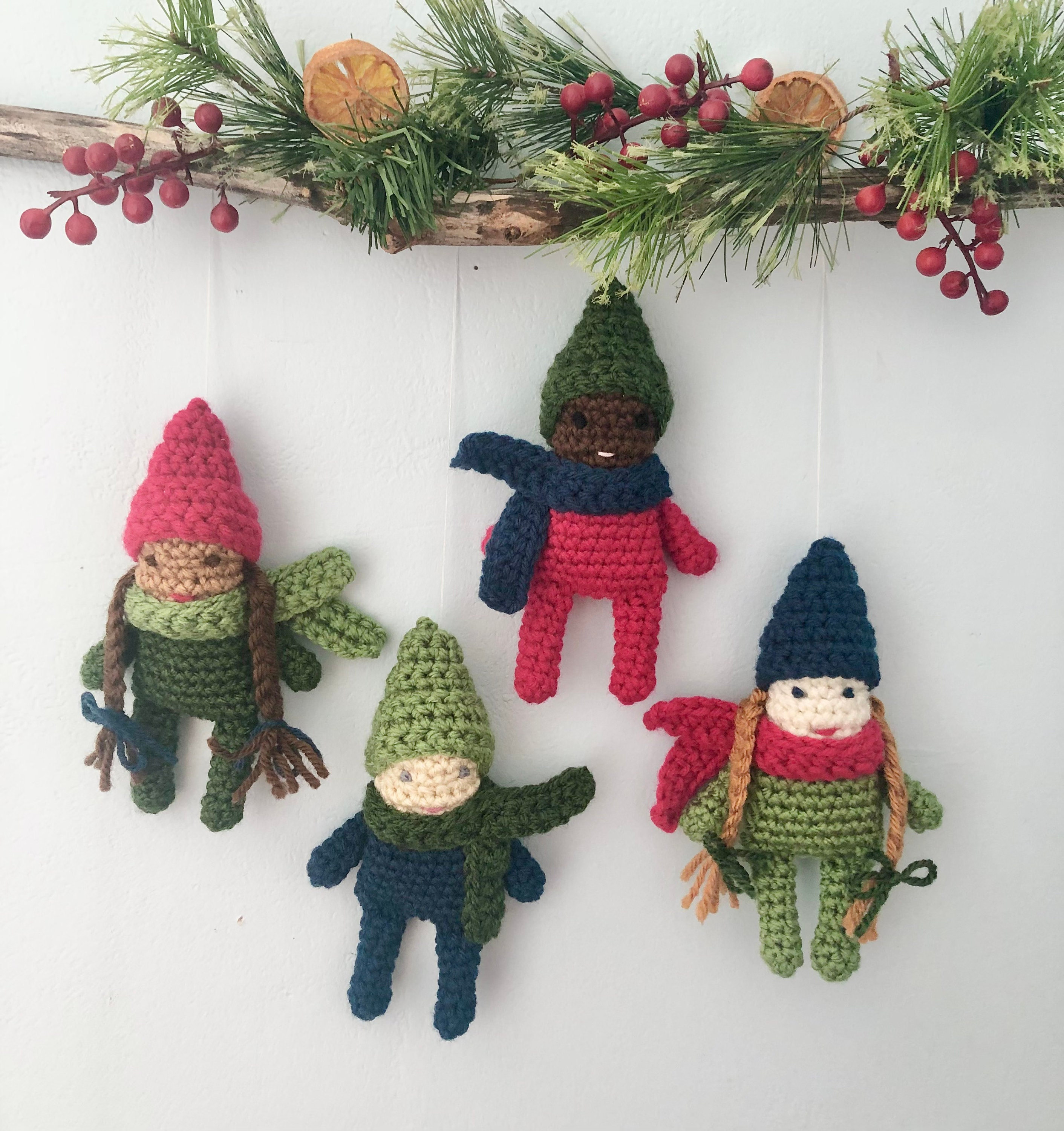 Amigurumi Crochet Christmas Elf Patterns Digital Download - Etsy