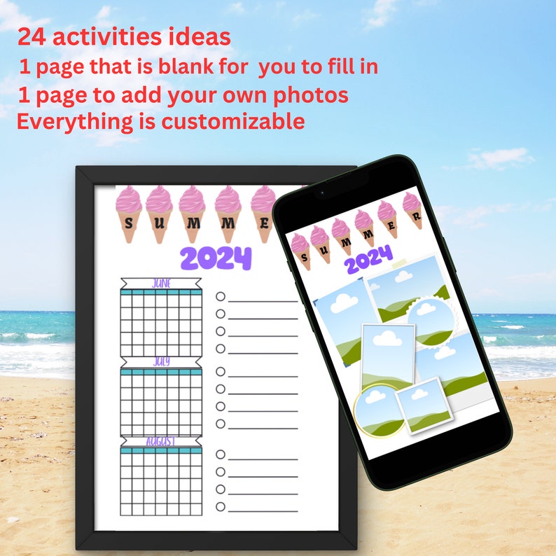 Digital Bucket List for Kids Summer Activities Kids Summer Bucket List ...