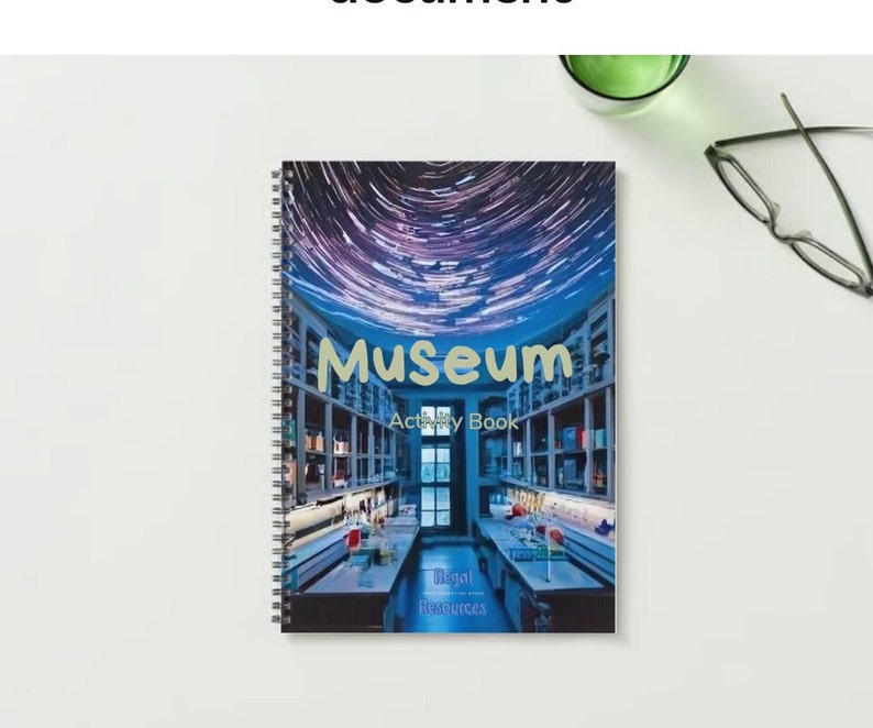 Museum Activity Book - Etsy