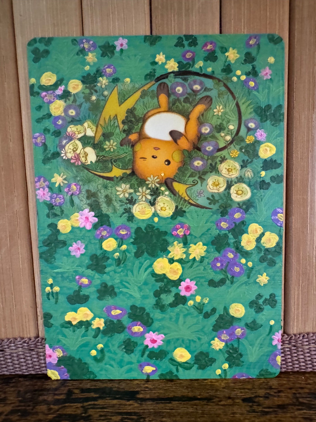 Custom Painted Pokemon TCG Raichu - Etsy