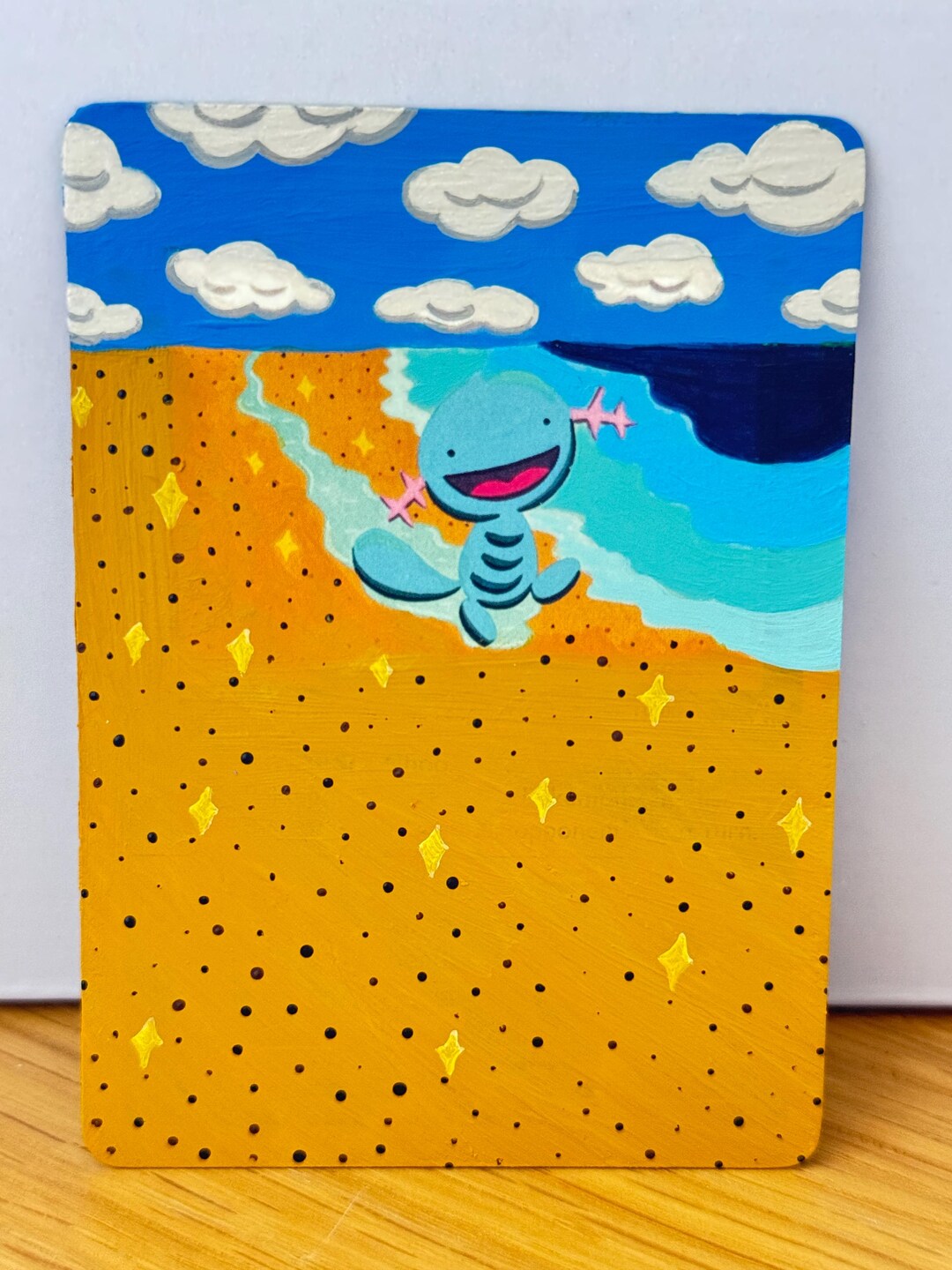 Custom Painted Pokemon TCG Wooper - Etsy