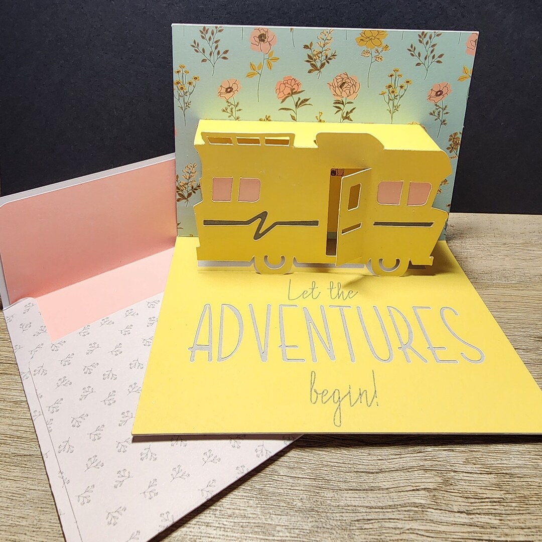 Graduation RV Pop-up Card - Etsy