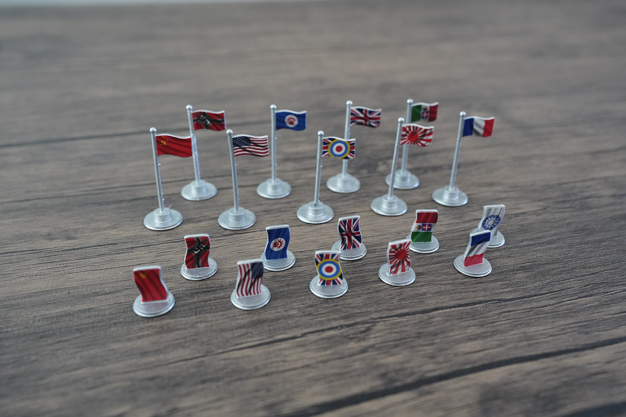 Flags and Industrial Production Credit IPC Markers for Axis and Allies ...