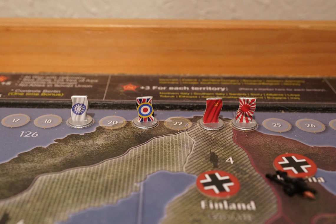 Flags and Industrial Production Credit IPC Markers for Axis and Allies ...