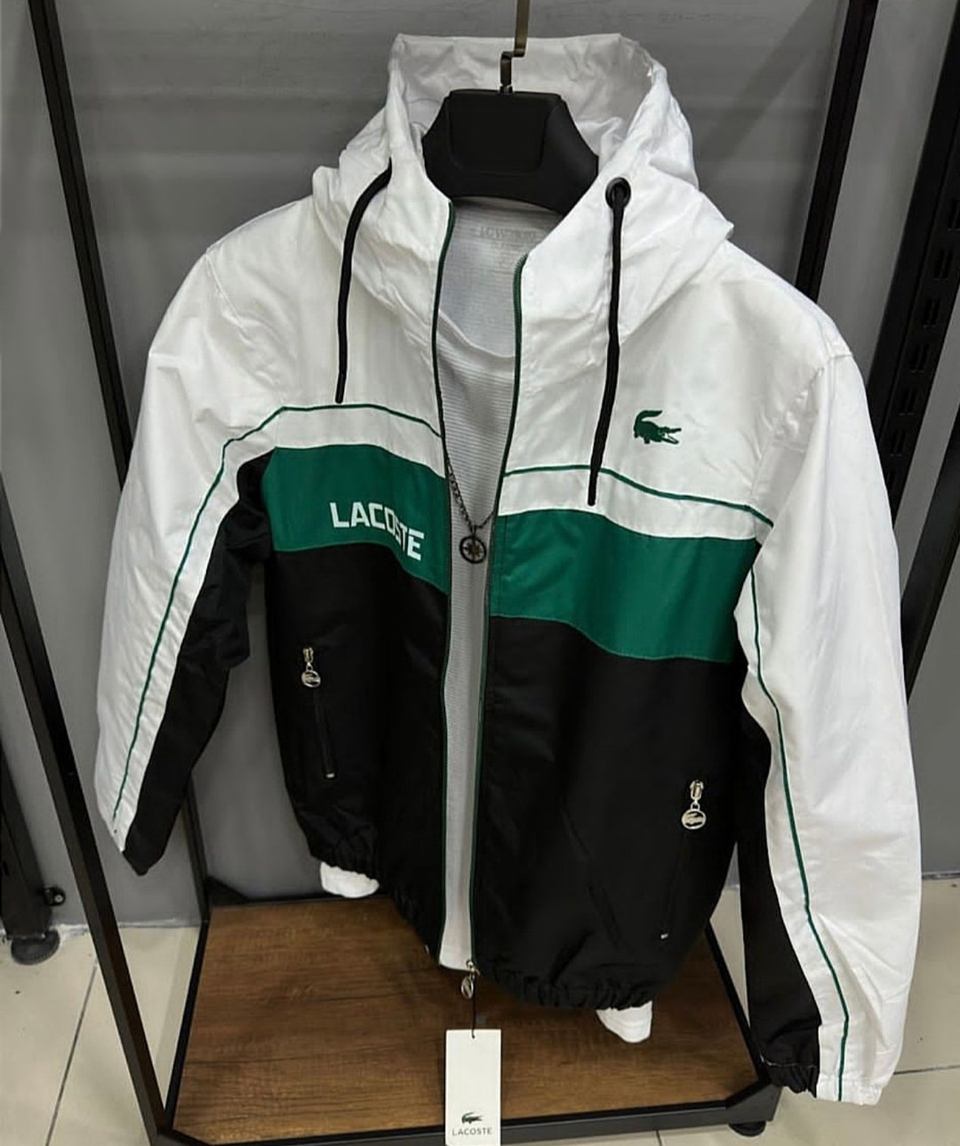 Lacoste Waterproof Jacket - Etsy