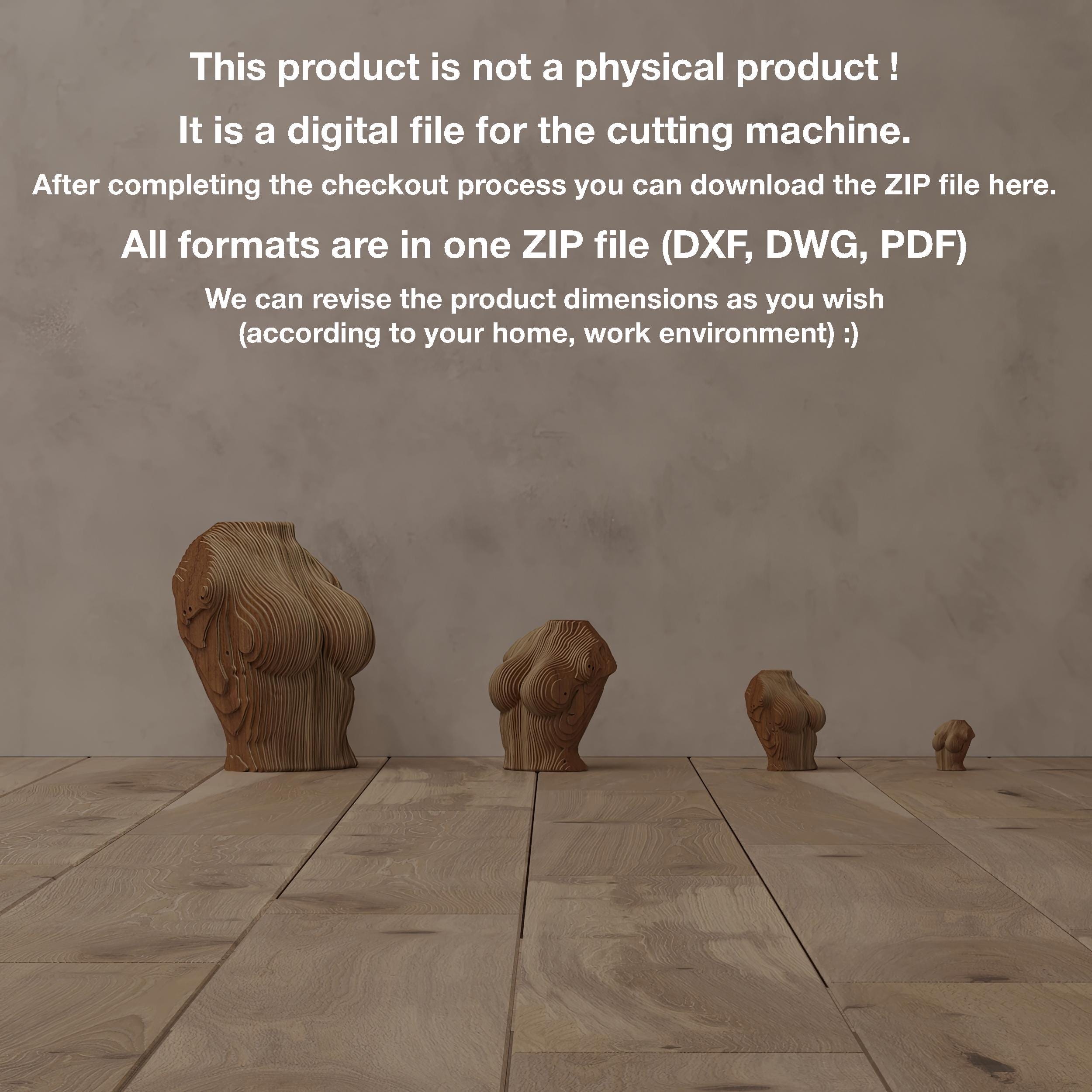 Parametric Wooden Woman, Parametric Woman, Parametric Decor, Parametric ...