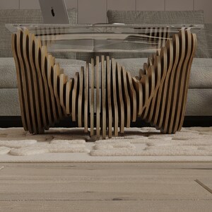 Parametric Coffee Table | Unique Wood Design for Modern Home Décor & Furniture | CNC Files ...