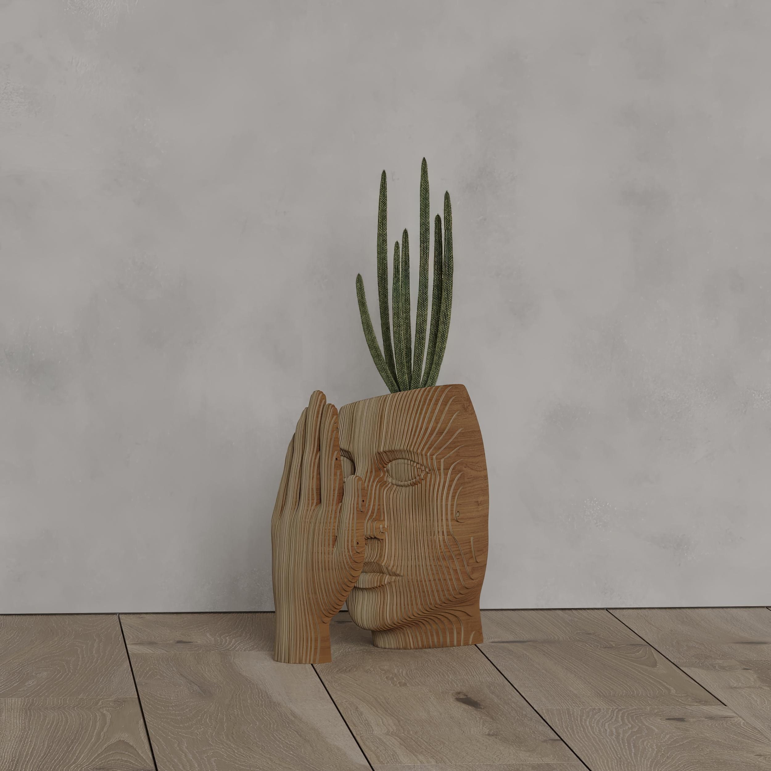 Parametric Woman Pot Torso Female Sculpture Unique Parametric Art ...