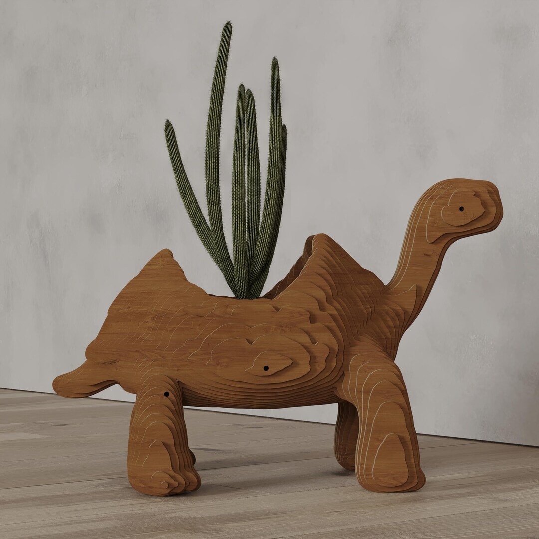 Parametric Turtle Art Planter | Unique Parametric Pot for Modern Home ...