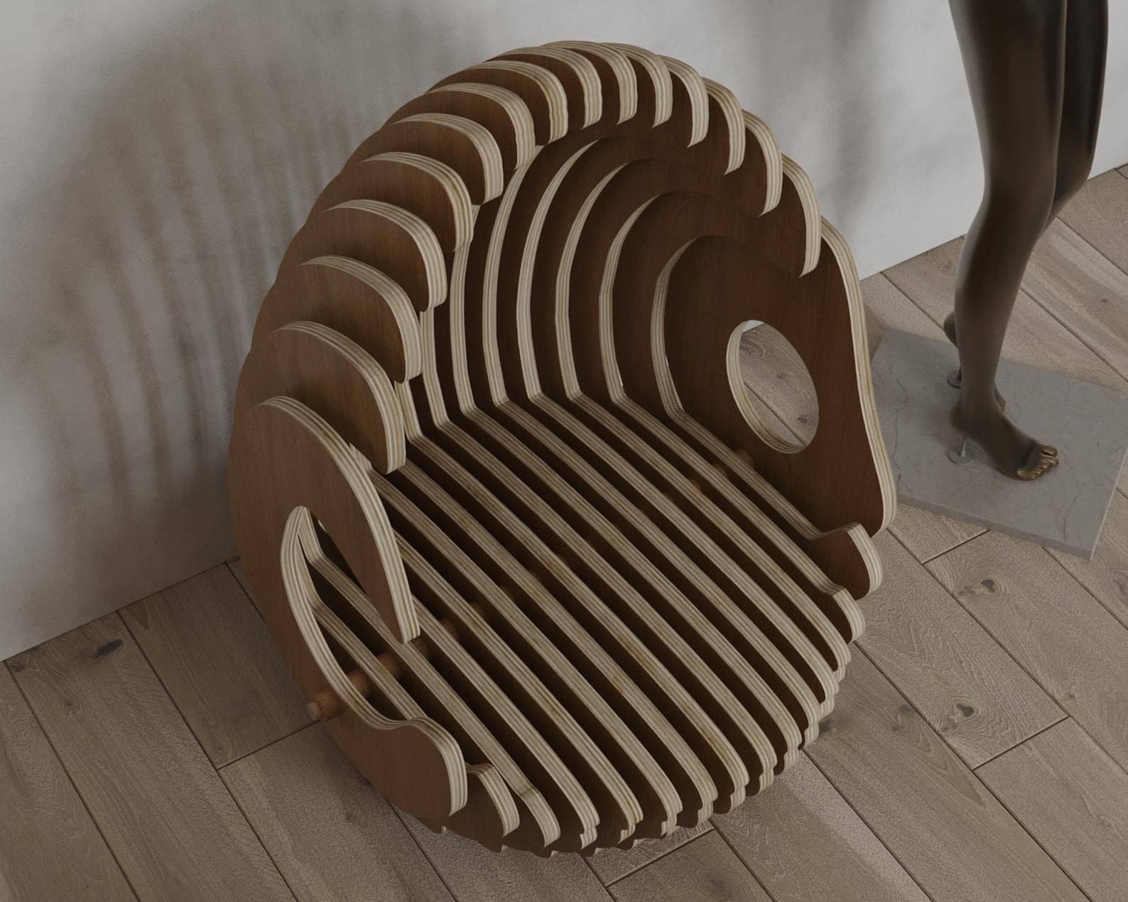 Custom Parametric Egg Chair - Modern Ergonomic Parametric Lounge Chair ...