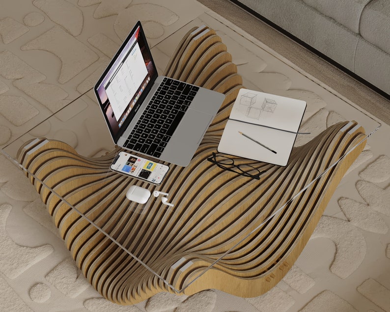 Parametric Coffee Table | Unique Wood Design for Modern Home Décor & Furniture | CNC Files ...