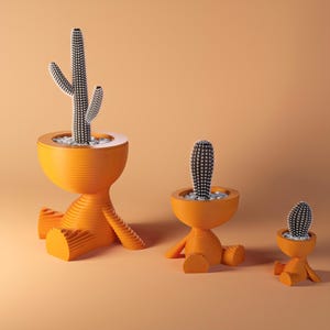 Parametric Sitting Human Flower Pot | Unique Gifts for Book Lovers ...